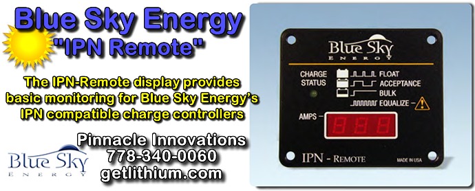 Blue Sky Energy IPN Remote Control Module for Blue Sky MPPT Solar ...